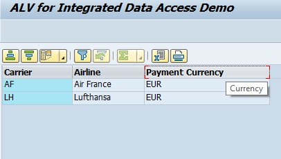 A Primer for the ALV Display with Integrated Data Access for SAP HANA ...