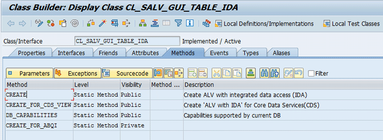A Primer for the ALV Display with Integrated Data Access for SAP HANA ...