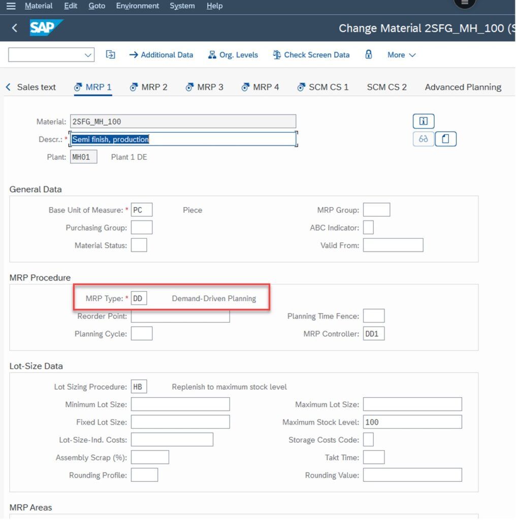 Demand Driven Planning (DDP) – Step 4 | Mastering SAP